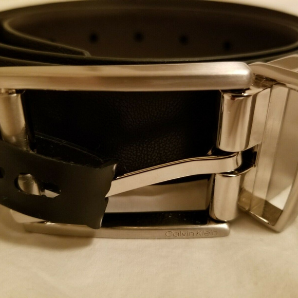 Cavin Klein | Accessories | Calvin Klein Reversible Leather Black Men ...